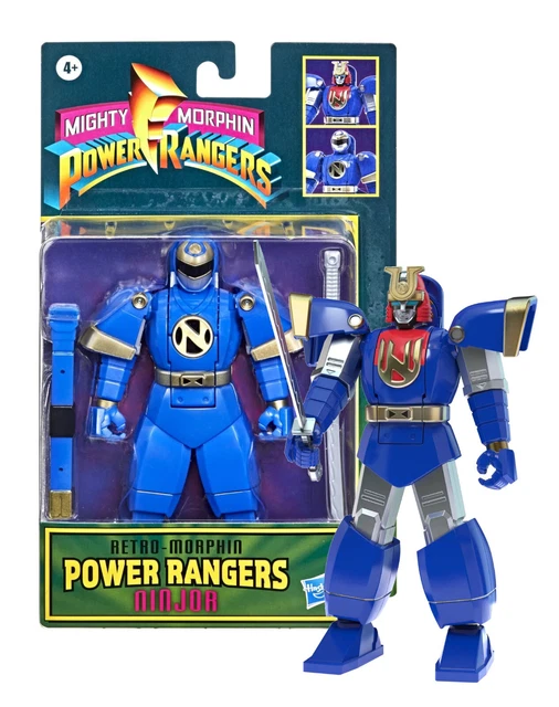 MIGHTY MORPHIN POWER Rangers Retro-Morphin Power Rangers Ninjor 6 ...
