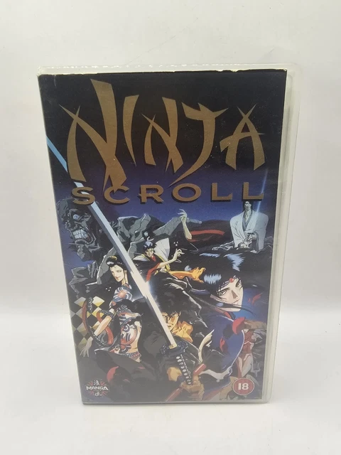 NINJA SCROLL VHS | Yoshiaki Kawajiri | PAL UK VGC | MANGA ANIME CLASSIC ...