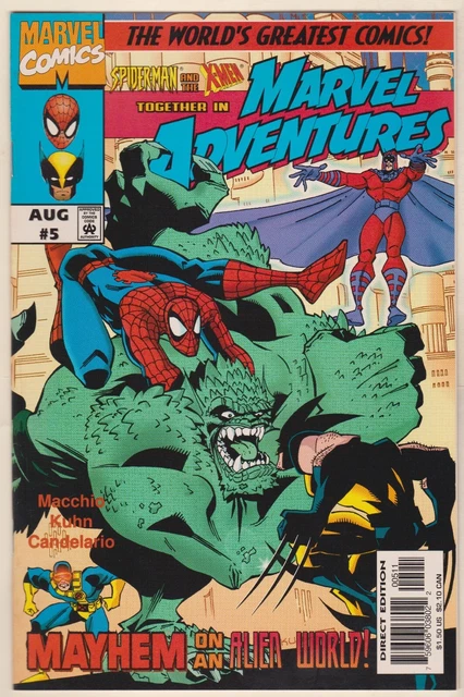 MARVEL ADVENTURES #5 Starring Spider-Man & X-Men (Marvel - 1997 Series ...