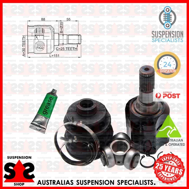 TRANSMISSION SIDE JOINT Kit, Drive Shaft Suit HYUNDAI Elantra 2.0 ELANTRA III EUR 100,02 ...