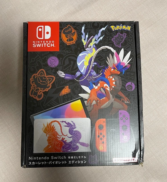 NINTENDO SWITCH OLED Pokémon Scarlet & Violet Edition Console Japanese ...