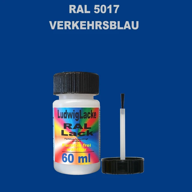 RAL 5017 BLEUE Mat Soie Peinture 60ml Avec Pinceau EUR 16,62 - PicClick FR