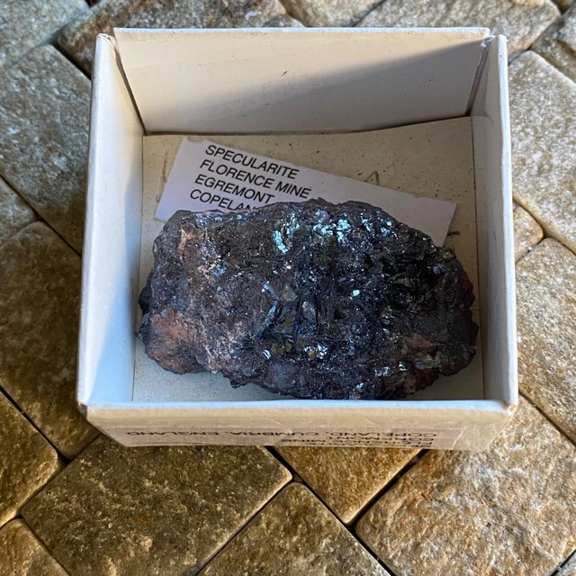 MICACEOUS HEMATITE [SPECULARITE], FLORENCE MINE, CUMBRIA, ENGLAND, 36g ...