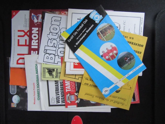 14 WOLVERHAMPTON WANDERERS Wolves Pre Season and Friendly Programmes £7 ...