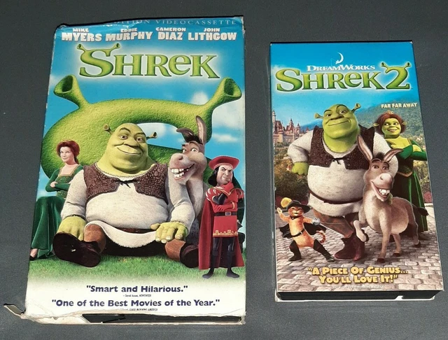 LOT OF 2 Shrek VHS Shrek, Shrek 2 tested EUR 8,44 - PicClick DE