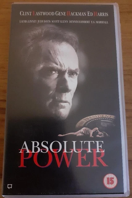 ABSOLUTE POWER CLINT Eastwood VHS Video Tape (VHS/SUR, 2001) LIKE NEW ...