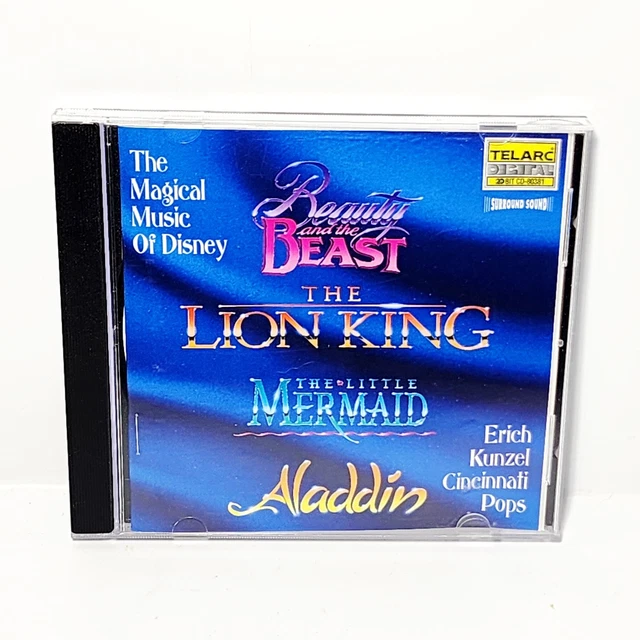 THE MAGICAL MUSIC Of Disney CD 1995 Aladdin Lion King Beauty Beast Lil ...