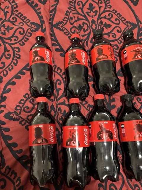 STAR WARS 2025 Coca Cola (15) Limited Edition Sealed Bottle Collection ...