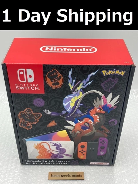 NINTENDO SWITCH OLED Pokemon Scarlet and Violet Edition limited console ...