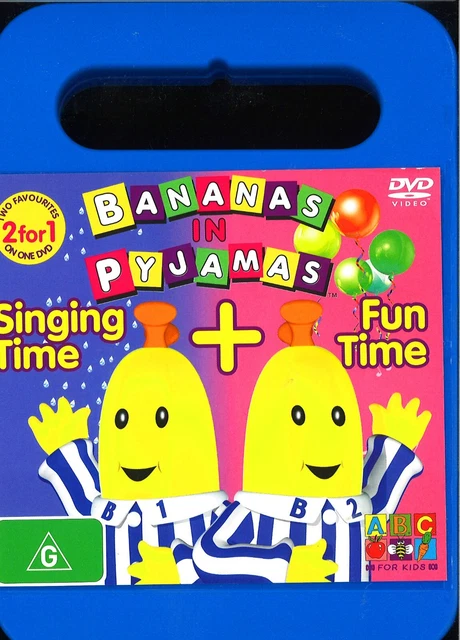 604NEW SEALED BANANAS IN PAJAMAS SINGING TIME + FUN TIME DVD Region 4 ...