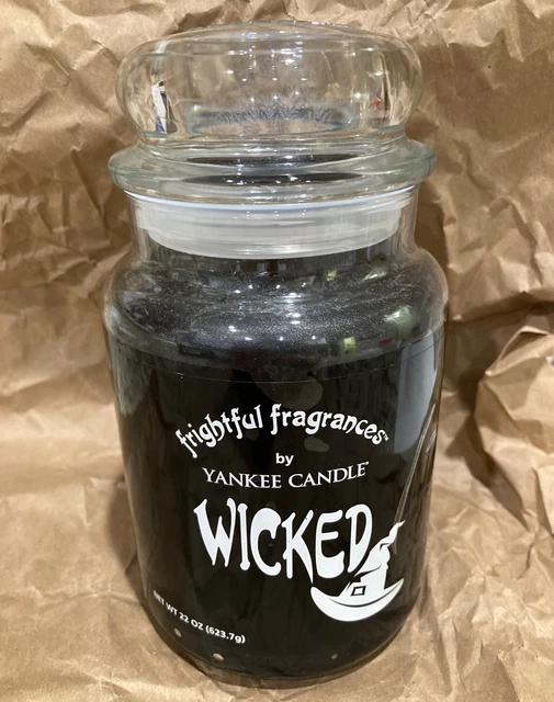 YANKEE CANDLE 🖤 Frightful Fragrances WICKED Large JAR New HALLOWEEN ...
