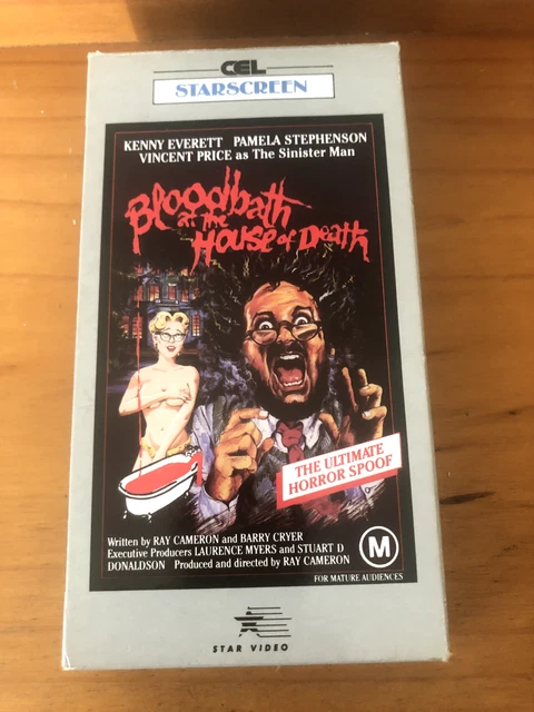 BLOODBATH AT THE House Of Death VHS CEL Starscreen PAL Format Cult ...