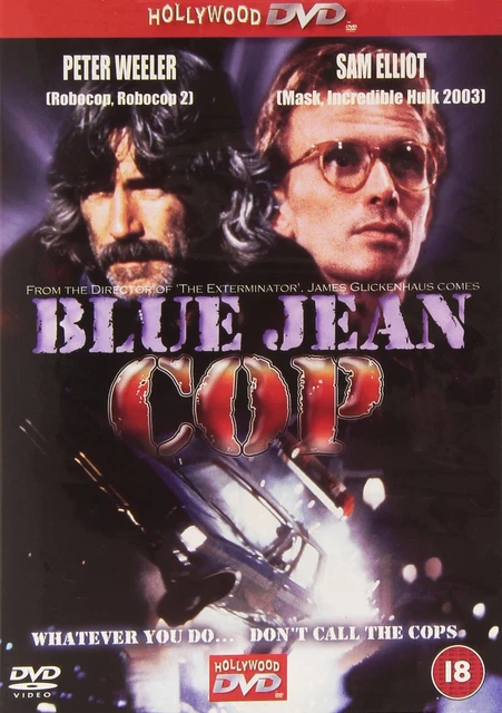 BLUE JEAN COP (DVD) Peter Weller Sam Elliott Patricia Charbonneau ...