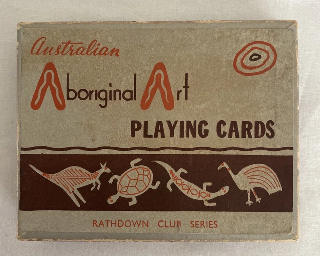 COMPLETE DUAL DECK of Vintage Australian Aboriginal Art Playing Cards ...