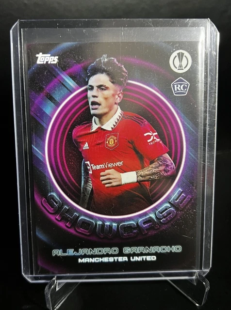 TOPPS SHOWTIME ALEJANDRO Garnacho Manchester United Showcase RC Rookie ...