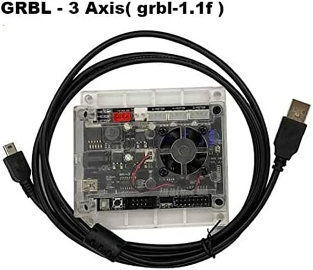3-ACHSEN-GRBL-CNC-FRÄSERGRAVURMASCHINE USB-ANSCHLUSS 2418 Steuerplatine System EUR 27,31 ...