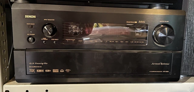 DENON AVR-5803 SURROUND Reference Stereo Flagship Receiver, RC-800 ...