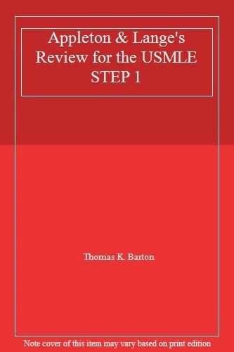 APPLETON & LANGE'S Review for the USMLE STEP 1, Thomas K. Barton EUR 32 ...