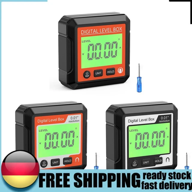 DIGITAL ANGLE PROTRACTOR Inclinometer Universal Magnetic Level Meter ...