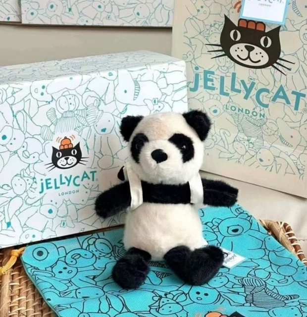 JELLYCAT BACKPACK PANDA New with Dust Bag - Adorable Fluffy Plush Toy £ ...