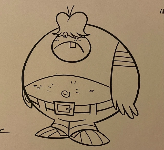 THE POWERPUFF GIRLS - Production Model Sheet - Big Billy - 98-05 £33.32 ...