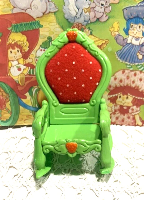 VINTAGE 1980S STRAWBERRY SHORTCAKE BERRY HAPPY HOME ROCKING CHAIR FLAW ...