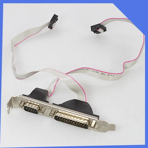 VINTAGE INTERNAL LPT and VGA port I/O plate motherboard header extra ...