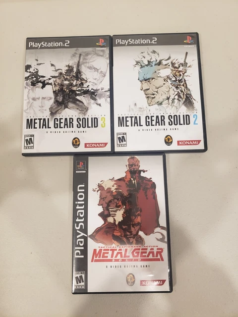 METAL GEAR SOLID Essential Collection playstation (PS2) no slip cover ...