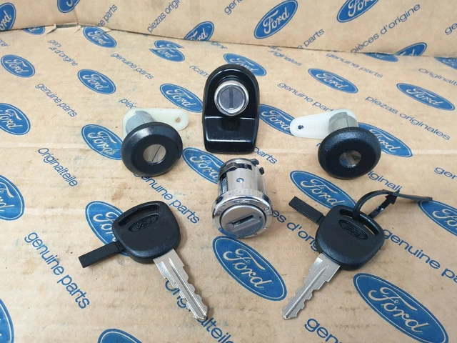 GEN FORD LOCK set Escort Mk3 WITH CENTRAL LOCKING petrol barrel ...
