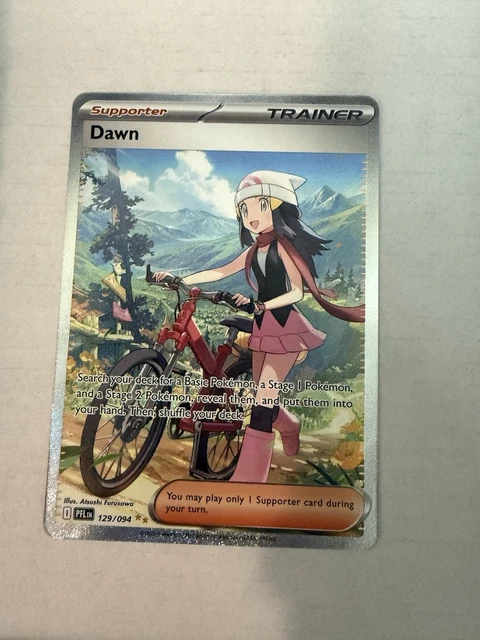 POKEMON DAWN 129/94 SIR 2025 TCG Phantasmal Flames English Card NM READ ...
