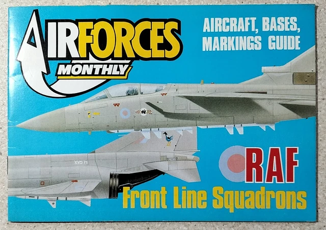 RAF FRONT LINE Squadrons Aircraft, Bases, Markings Guide. Airforces Monthly 1988 £2.77 - PicClick UK
