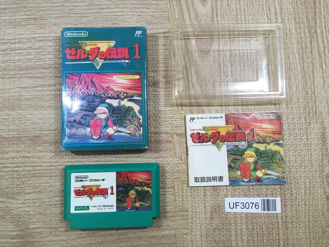 UF3076 THE LEGEND of Zelda 1 BOXED NES Famicom Japan $263.32 - PicClick AU