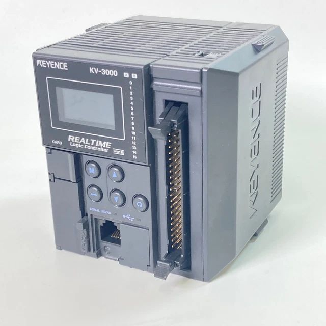 KEYENCE KV-3000 CPU Unit With Built-in Serial Port Operation confirmed ...