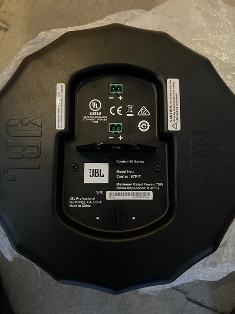 JBL CONTROL 67 P/T Full Range Pendant Speaker (pair) £150.00 - PicClick UK