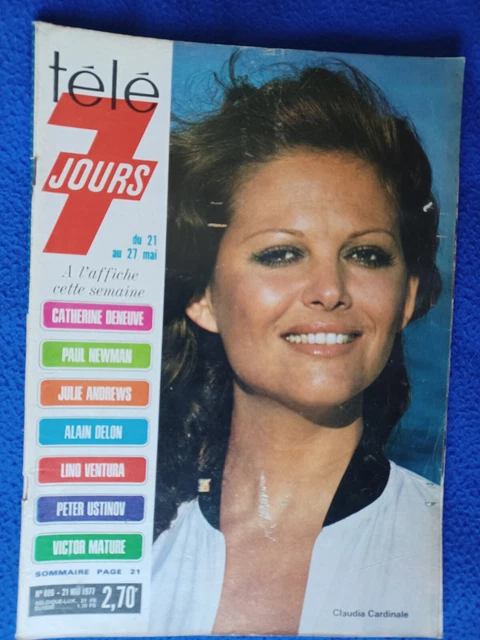 TÉLÉ 7 JOURS N° 886 - CLAUDIA CARDINALE - 1977 EUR 9,90 - PicClick FR