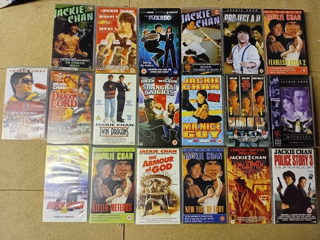 JACKIE CHAN COMPLETE VHS Video Collection Part 3 £73.50 - PicClick UK