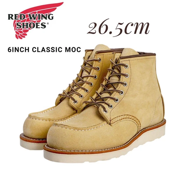 RED WING BOOTS 8833 CLASSIC MOC US:8.5D Leather Beige 047603d £332.04 ...