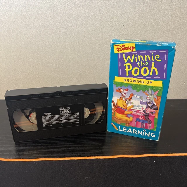 DISNEY’S WINNIE THE Pooh Learning Growing Up VHS Video VCR Tape VTG ...
