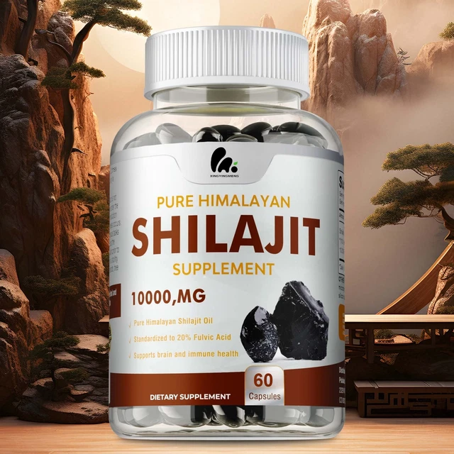 PURE HIMALAYAN SHILAJIT 10000mg - Fulvic Acid - Stamina, Strength ...