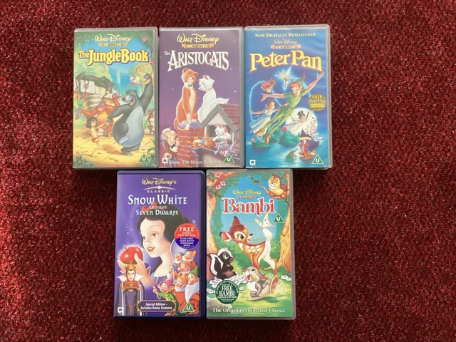 WALT DISNEY CLASSIC Collection VHS Tape Bundle Set of 5 £11.12 ...