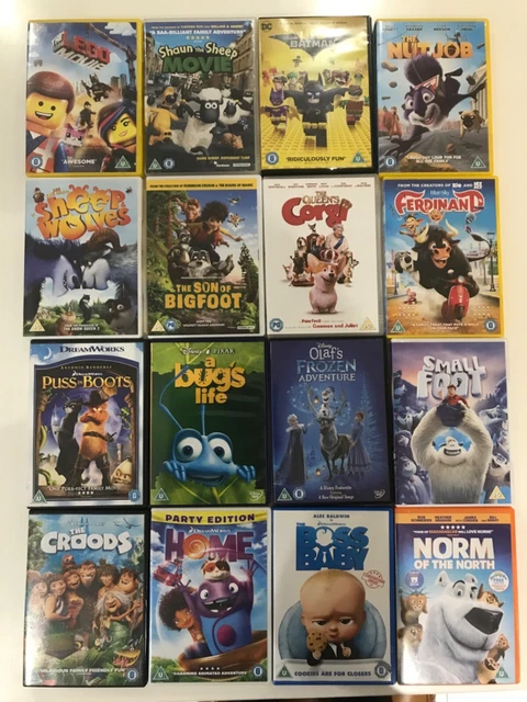 12 CHILDREN'S DVDS joblot - Kids DVD bundle ( U and PG) (Disney ...