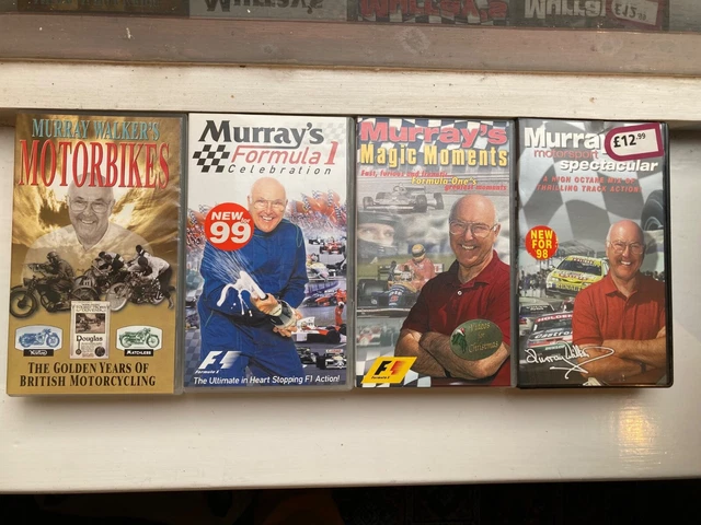 COLLECTION 9 VHS tapes Murray Walker, Car Wars , Rolls Royce £14.99 ...