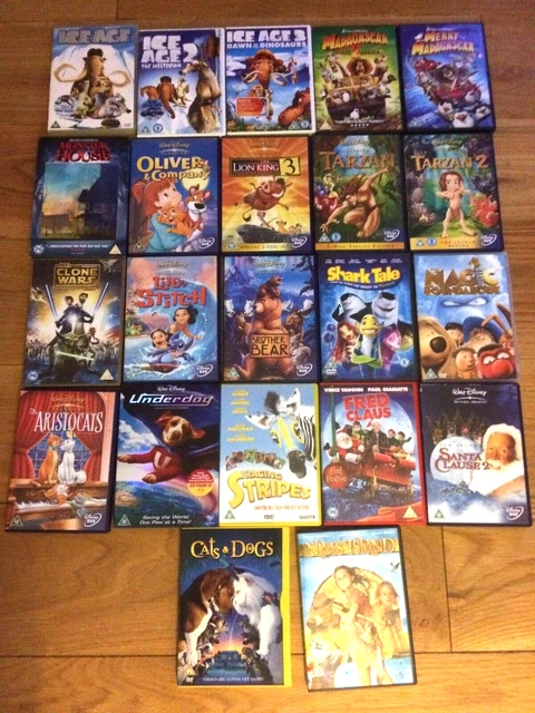 DISNEY PIXAR UNIVERSAL etc DVD bundle x 54 including 8 collectors ...