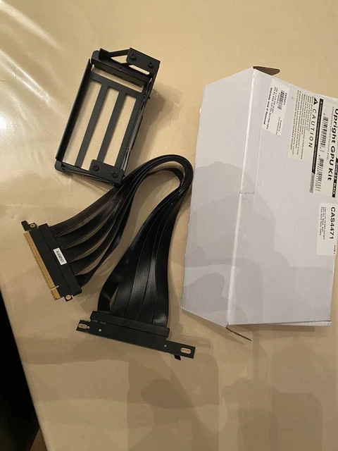 LIAN-LI O11D EVO Upright GPU Mounting Kit - Black 380mm PCIe 4.0 riser ...