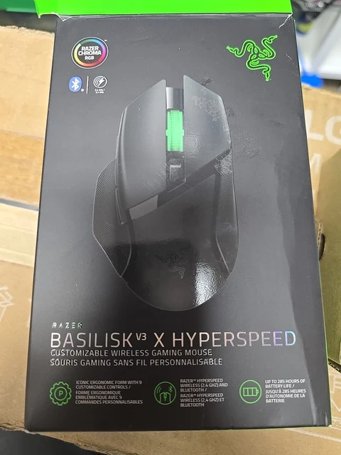 RAZER BASILISK V3 X Hyperspeed RGB Gaming Mouse Black Optical Damged ...