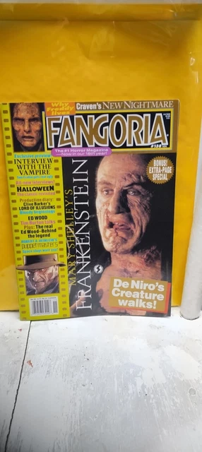 FANGORIA ISSUE#138 INTERVIEW With The Vampire Tom Cruise Frankenstein ...