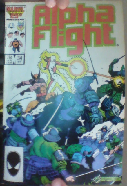 ALPHA FLUG # 34 MARVEL COMICS MAI 1986 LADY DEATHSTRIKE ORIGINAL! X-MEN ...