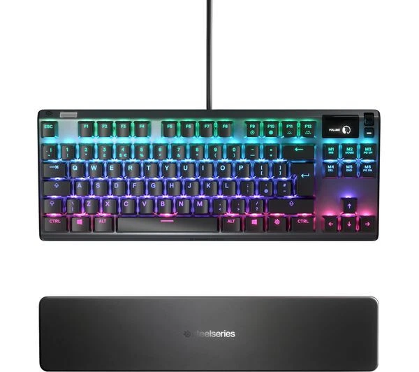 STEELSERIES APEX PRO Tkl Mechanical Rgb Backlit Oled Gaming Keyboard ...