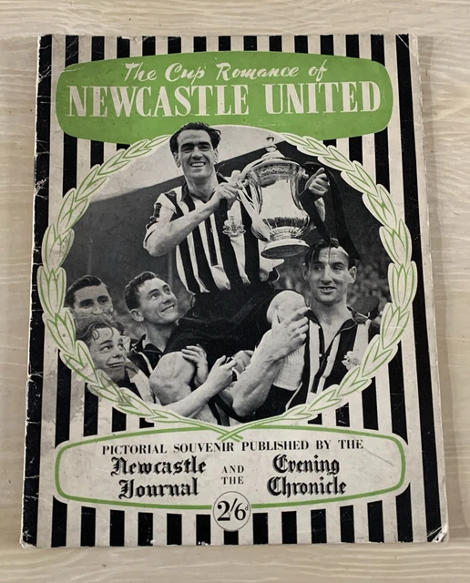 1951 - 1952 Fa Cup Final Brochure Newcastle Evening Chronicle Cup ...