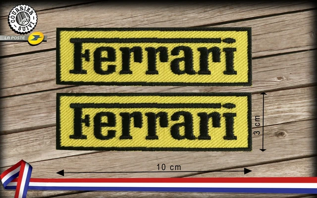LOT 2 PATCH Écusson Ferrari à Coudre ou à thermocoller EUR 6,00 ...